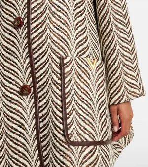 Valentino Garavani Vgold Wool And Cashmere Coat