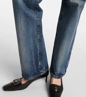 Khaite Danielle High-rise Straight Jeans - Blue