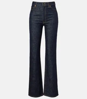 Khaite Danielle High-rise Straight Jeans - Blue