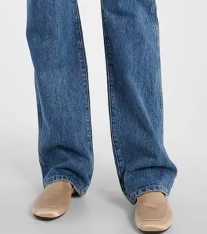 Khaite Danielle High-rise Straight Jeans - Blue