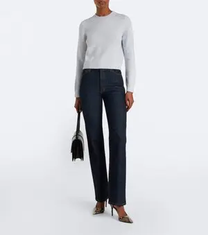 Khaite Danielle High-rise Straight Jeans - Blue
