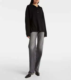 Khaite Danielle High-rise Straight Jeans - Grey