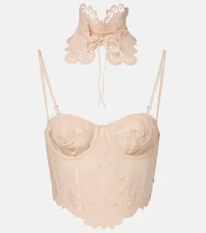 Zimmermann Rebellion Filigree Bustier And Choker Set