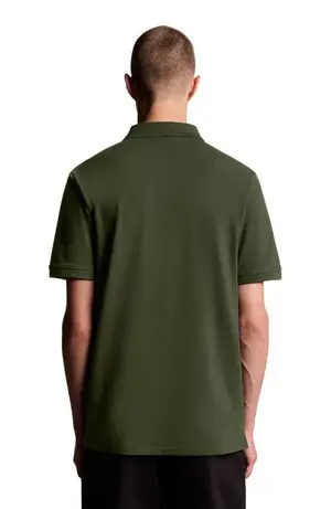 LYLE & SCOTT Plain Polo Shirt - Olive