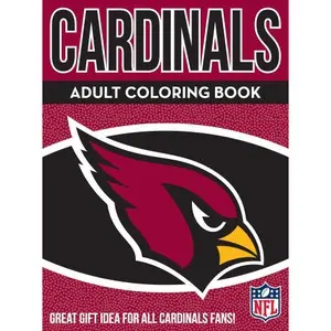 SPORTSZONE Nfl Arizona Cardinals Adult Coloring Book - Multicolored