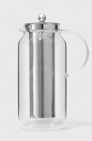 PUBLIC GOODS Tea & Water Glass Pitcher With Infuser - Clear Glass