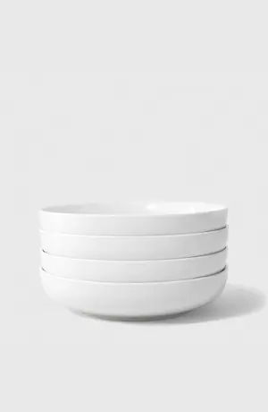 PUBLIC GOODS Ceramic Dinner Bowls - White