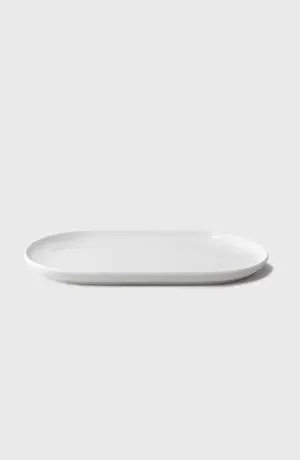 PUBLIC GOODS Oval Ceramic Platter - White