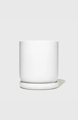 PUBLIC GOODS Stoneware Planter - Matte White