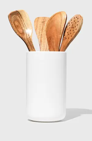 PUBLIC GOODS Tall Stoneware Utensil Holder