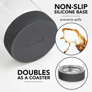 Final Touch Breakaway Hockey Puck Tumbler With Ice Mould