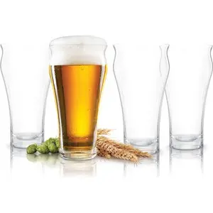 Final Touch Brewhouse Beer Glassset Of 417 Oz - Clear