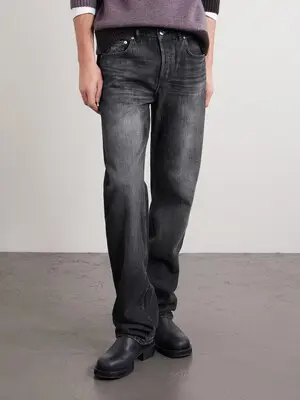 A.p.c. Rescue Straight-leg Jeans - Black