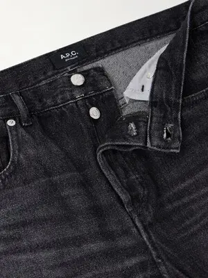 A.p.c. Rescue Straight-leg Jeans - Black