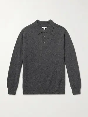 Sunspel Wool Polo Shirt