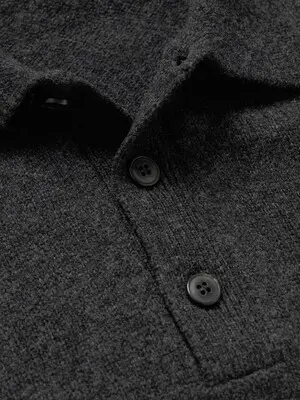Sunspel Wool Polo Shirt