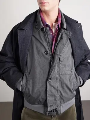 C.P. COMPANY Panama-r Canvas Bomber Jacket