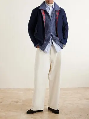 THE ELDER STATESMAN Hunter Cashmere Zip-up Cardigan