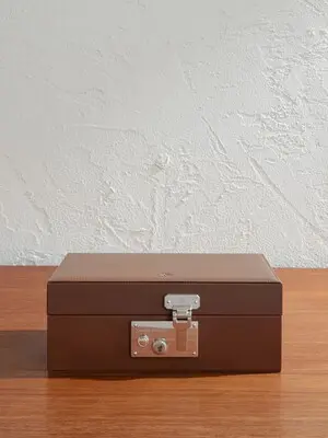 Dunhill Century Leather Jewellery Box - Brown