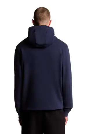LYLE & SCOTT Cotton Zip Through Hoodie - Navy