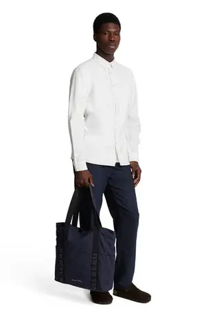 LYLE & SCOTT Tonal Eagle Plain Oxford Shirt - White
