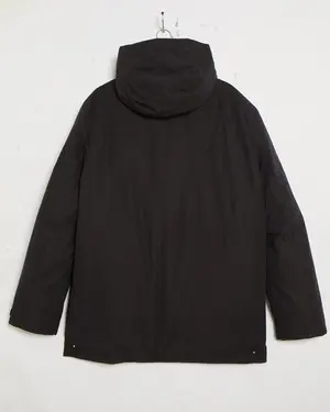 LYLE & SCOTT Long Sleeve Hooded Membrane Parka - Jet Black