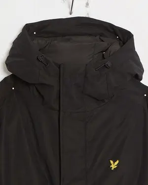 LYLE & SCOTT Long Sleeve Hooded Membrane Parka - Jet Black