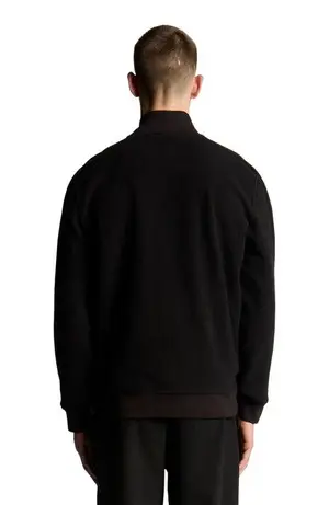 LYLE & SCOTT Long Sleeve Polar Fleece Track Jacket - Jet Black
