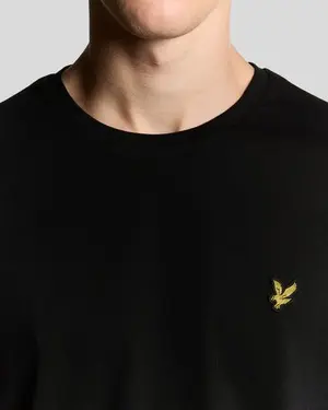 LYLE & SCOTT Plain Long Sleeve T-shirt - Jet Black