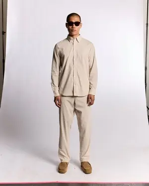 LYLE & SCOTT Long Sleeve Micro Corduroy Shirt