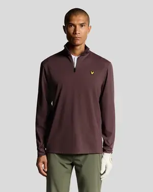 LYLE & SCOTT Golf Course Midlayer - Berry