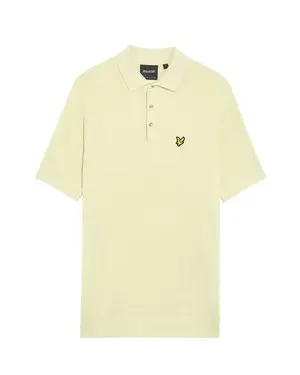 LYLE & SCOTT Linen Blend Knitted Polo
