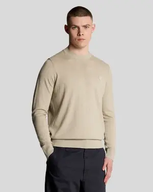 LYLE & SCOTT Tonal Superfine Crew Neck Sweater