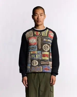 LYLE & SCOTT Fruit Machine Graphic Crew Neck Sweater