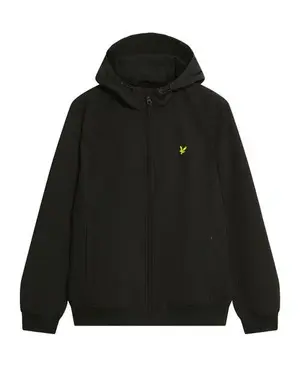 LYLE & SCOTT Mesh Back Long Sleeve Softshell Jacket - Jet Black
