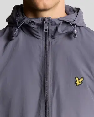 LYLE & SCOTT Zip Through Hooded Jacket - Graystone