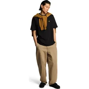 LYLE & SCOTT Oversized T-shirt - Jet Black