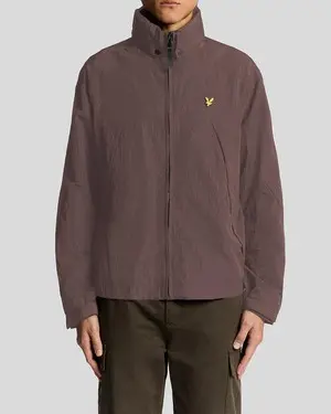 LYLE & SCOTT Long Sleeve Fold Away Hood Jacket - Espresso