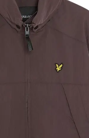LYLE & SCOTT Long Sleeve Fold Away Hood Jacket - Espresso