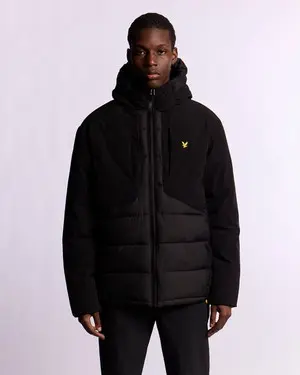 LYLE & SCOTT Wadded Hybrid Hooded Jacket