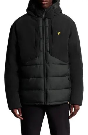 LYLE & SCOTT Wadded Hybrid Hooded Jacket