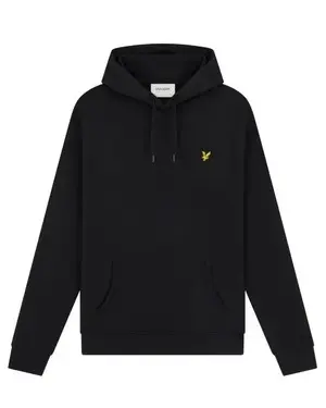 LYLE & SCOTT Long Sleeve Pullover Hoodie - Jet Black