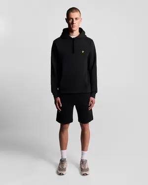 LYLE & SCOTT Long Sleeve Pullover Hoodie - Jet Black