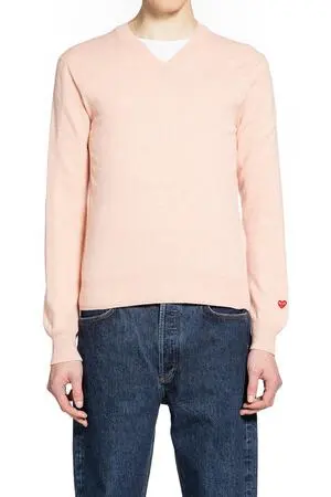 Play Comme Des Garcon Knitwear - Pink