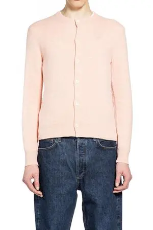 Play Comme Des Garcon Comme Des Garçons Play Round-Neck Knitwear - Pink