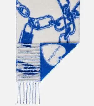 Acne Studios Wool And Alpaca-blend Jacquard Scarf