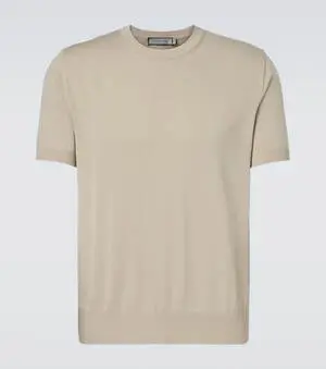 Canali Cotton Crewneck Sweater - Beige