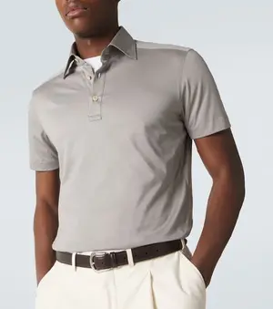Kiton Cotton Polo Shirt