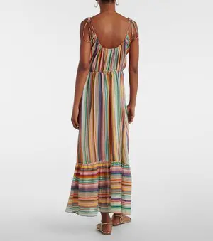Missoni Zigzag Cotton And Silk Maxi Dress - Multicoloured