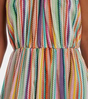 Missoni Zigzag Cotton And Silk Maxi Dress - Multicoloured